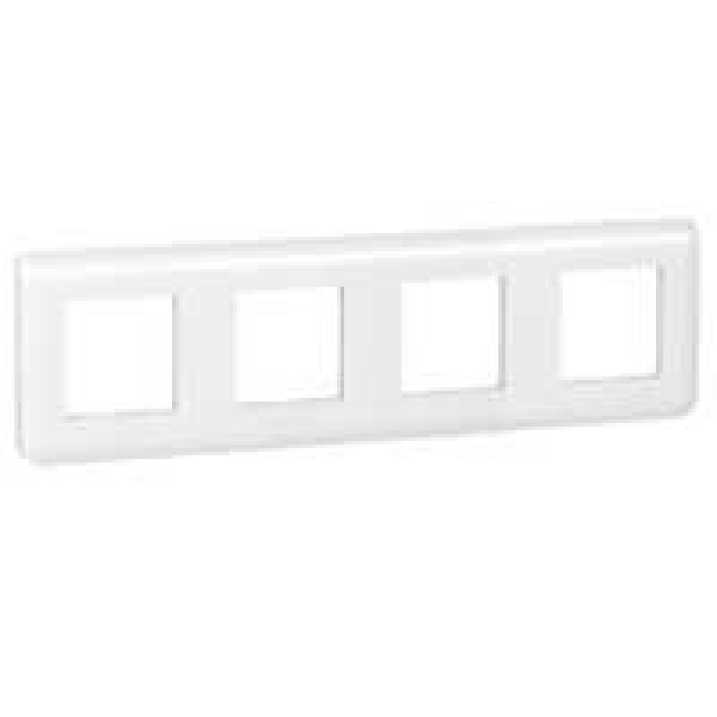 LEGRAND 078808 Plaque Mosaic-4x2 modules horizontal-blanc - Elec ...