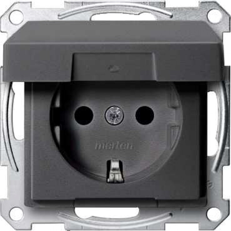SCHNEIDER MTN2310-0414 Prise SCHUKO avec couvercle 2P+T - Elec-Boutique.fr