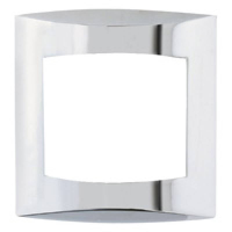 SCHNEIDER ALB85510 Plaque chrome brillant simple Métal - Elec-Boutique.fr
