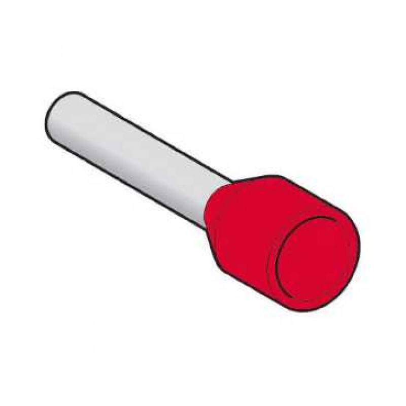 Schneider DZ5CE010 Embout de câblage - format moyen - 1 mm² - rouge ...
