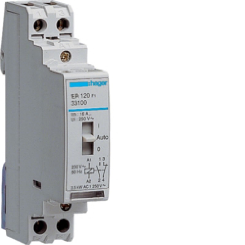Hager ER120 Relais de commande 10+1F 230V - Elec-Boutique.fr