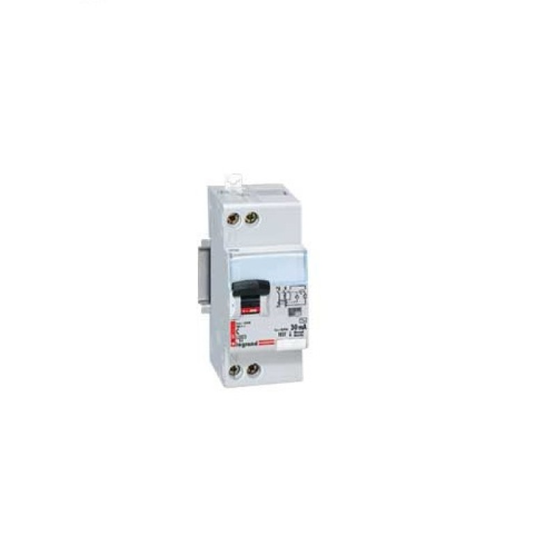 Legrand 007861 Disjoncteur diff monobloc DX 6000 - Lexic à vis- 1P+N - 230 V~ - 10 A - type AC ...