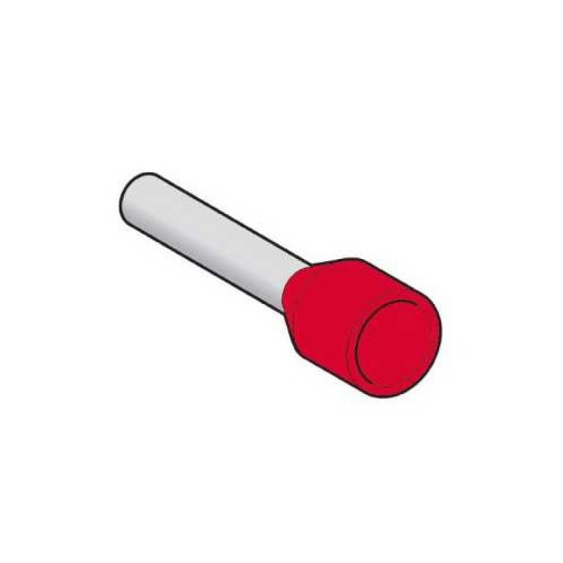 Schneider DZ5CE010 Embout de câblage - format moyen - 1 mm² - rouge ...