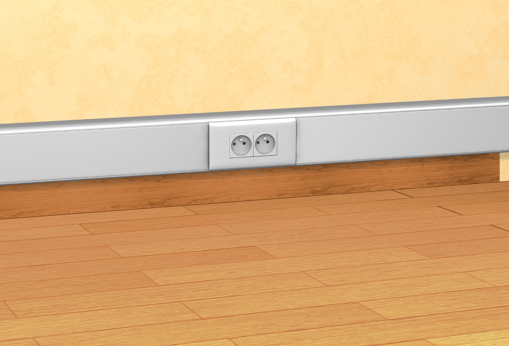 LEGRAND 011100 Goulotte DLP aluminium 50x105 mm-sans couvercle larg. 85 ...