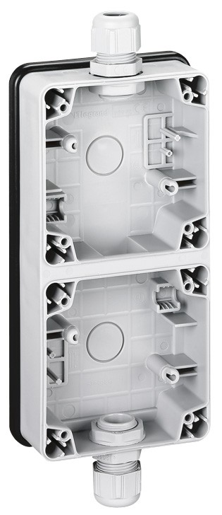 Boîtier Plexo 66 LEGRAND 090492 composable gris - Elec-Boutique.fr