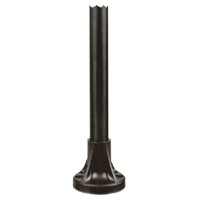 SCHNEIDER XVBZ03 Tube support+pied de fixation l=400mm aluminium noir ...