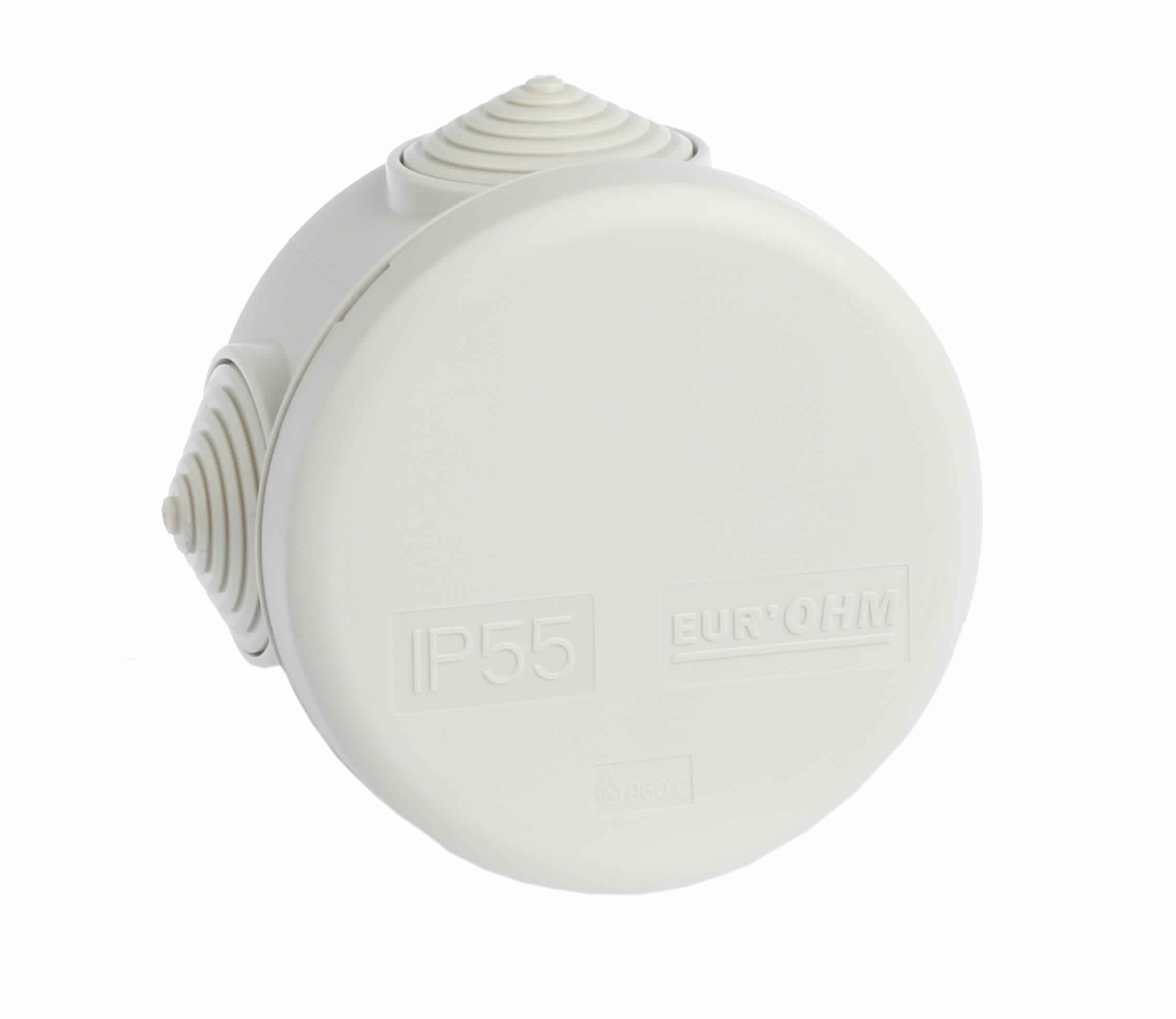 Eurohm 50501 Boite ronde IP55 70x40 grad. - 960° - Elec-Boutique.fr