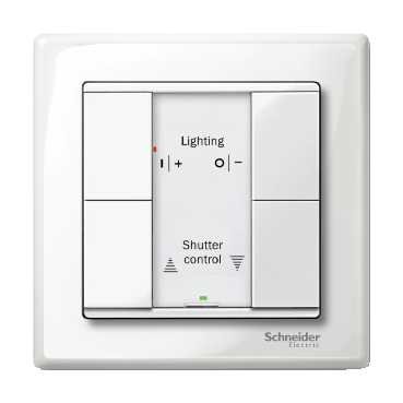 SCHNEIDER MTN617219 4xBouton poussoir blanc brillant - Elec-Boutique.fr